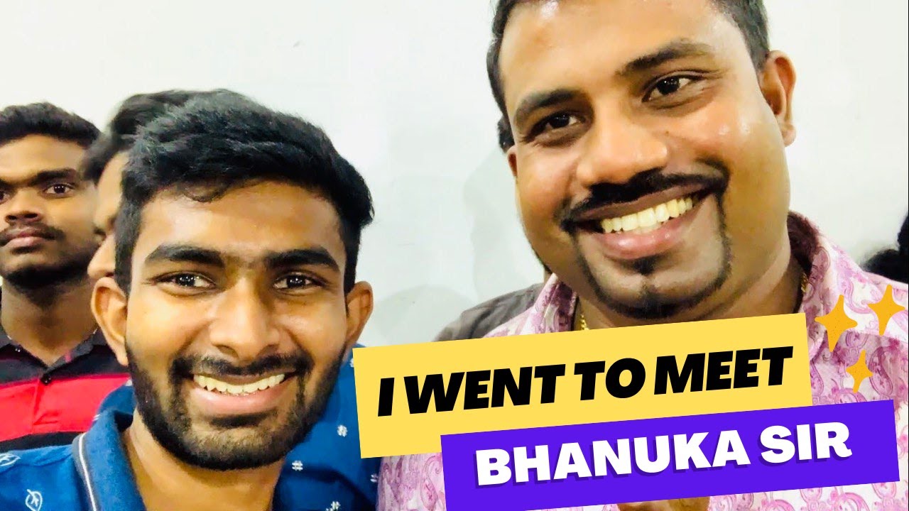 I went to meet Bhanuka sir | GCE A/L : Best achievers @BhanukaEkanayaka ...