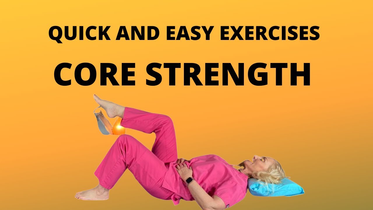 Quick and Easy Exercises - Core Zip and Suck - YouTube