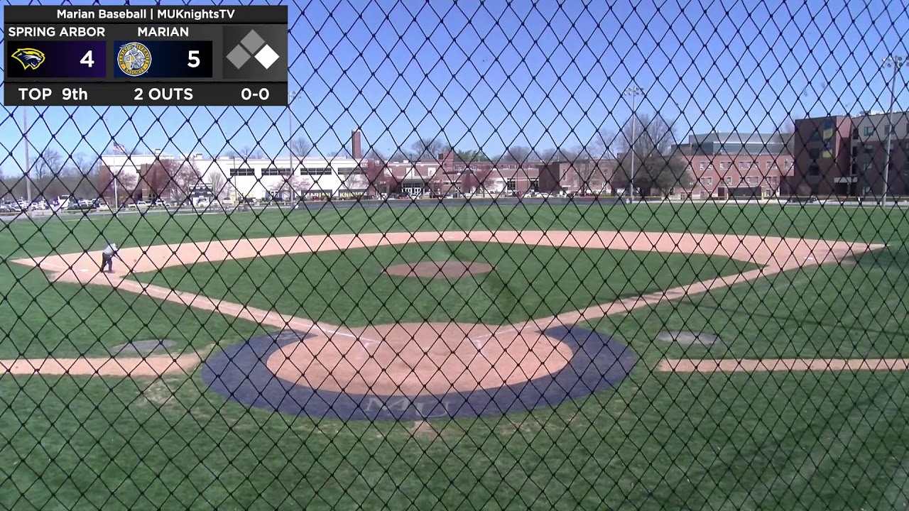 Marian Baseball vs Spring Arbor (G3) - YouTube
