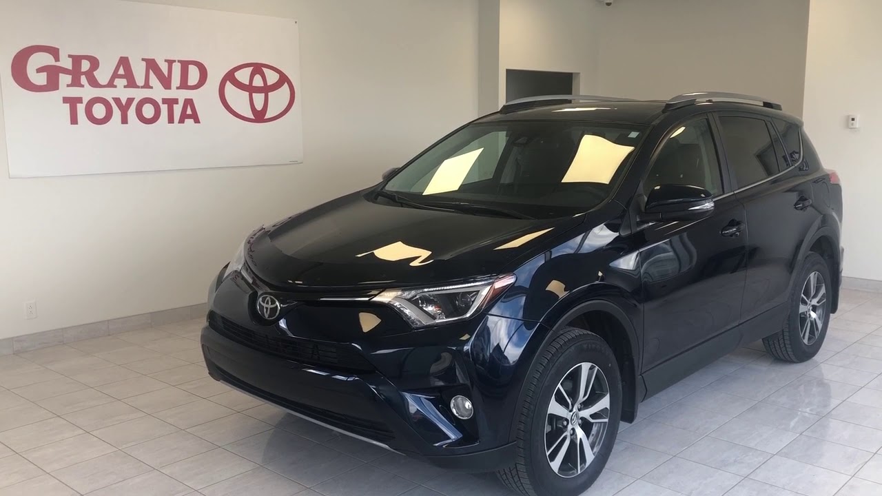 Blue 2017 Toyota RAV4 XLE Review - Grand Toyota - YouTube