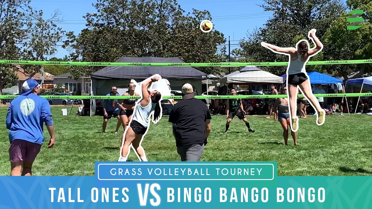 Bingo Bango Vs Tall Ones Grass Volleyball Tournament Pool Play Game Bingo Bango Vs Tall Ones Grass Volleyball Tournament Pool Play Game