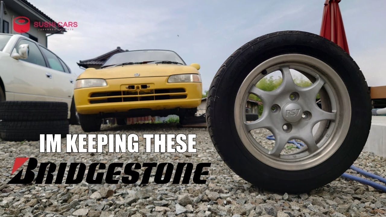 Bridgestone JDM Performance Wheels for Honda Beat - YouTube