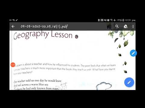 Geography lesson by Brian Patten|mulberry|class7| हिंदी में - YouTube