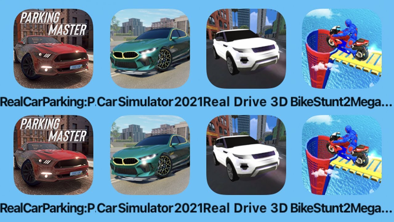 Real Car Parking, Car Simulator, Real Drive 3D and More Car Games iPad ...