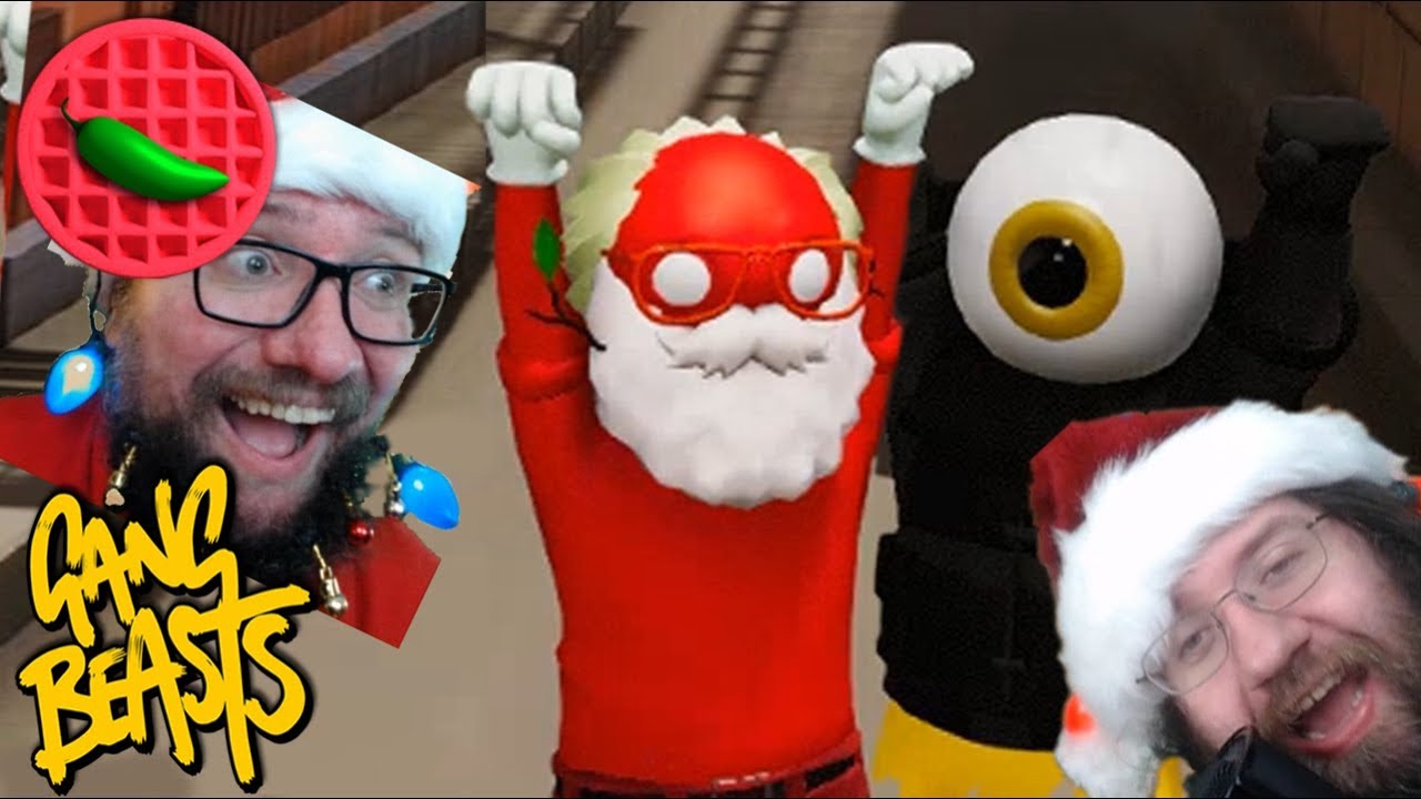 SANTA vs EYEBALL + SOCCER! -- Gang Beasts (Beta 0.7.0) (Local Versus ...