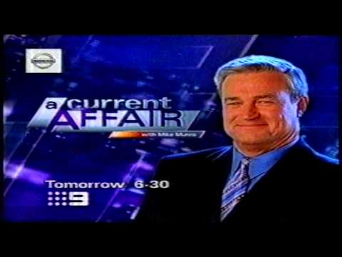 Channel Nine Promo A Current Affair 2002 - YouTube