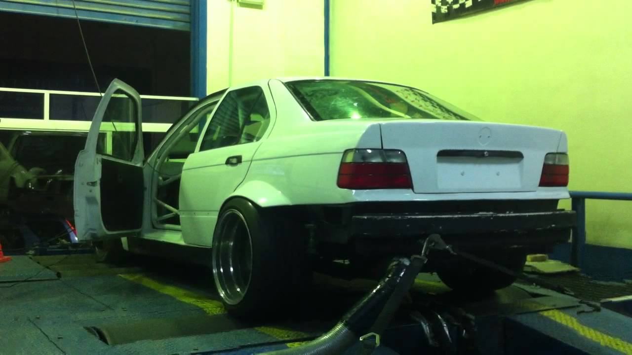 BMW E36 - Fitted with Toyota 2JZ Single Turbo Engine 1/4 Drag Race ...