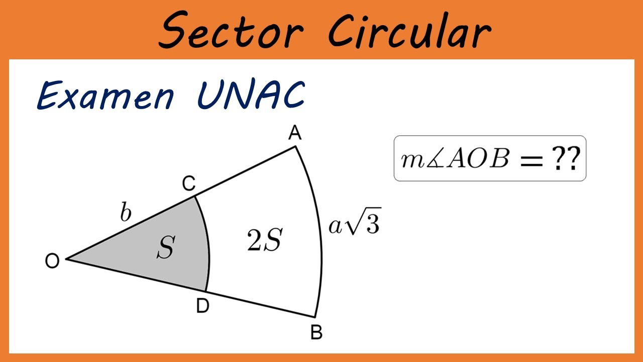 PREGUNTAS DE EXAMEN UNAC || 3 PROBLEMAS || SECTOR CIRCULAR #20 - YouTube