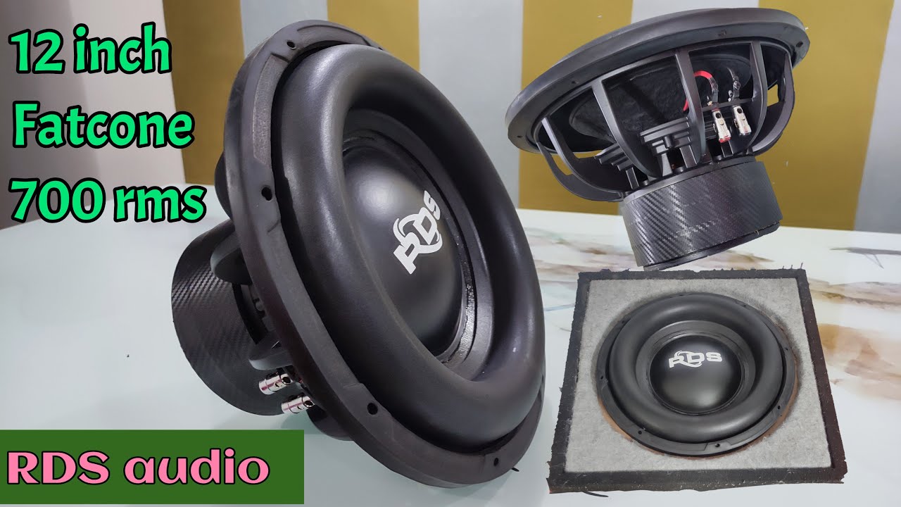 Ultra Fat cone , 12 inch, 700 RMS / RDS audio/ low bass subwoofer ...
