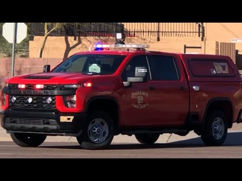 Phoenix fire dept battalion chief 7 responding - YouTube