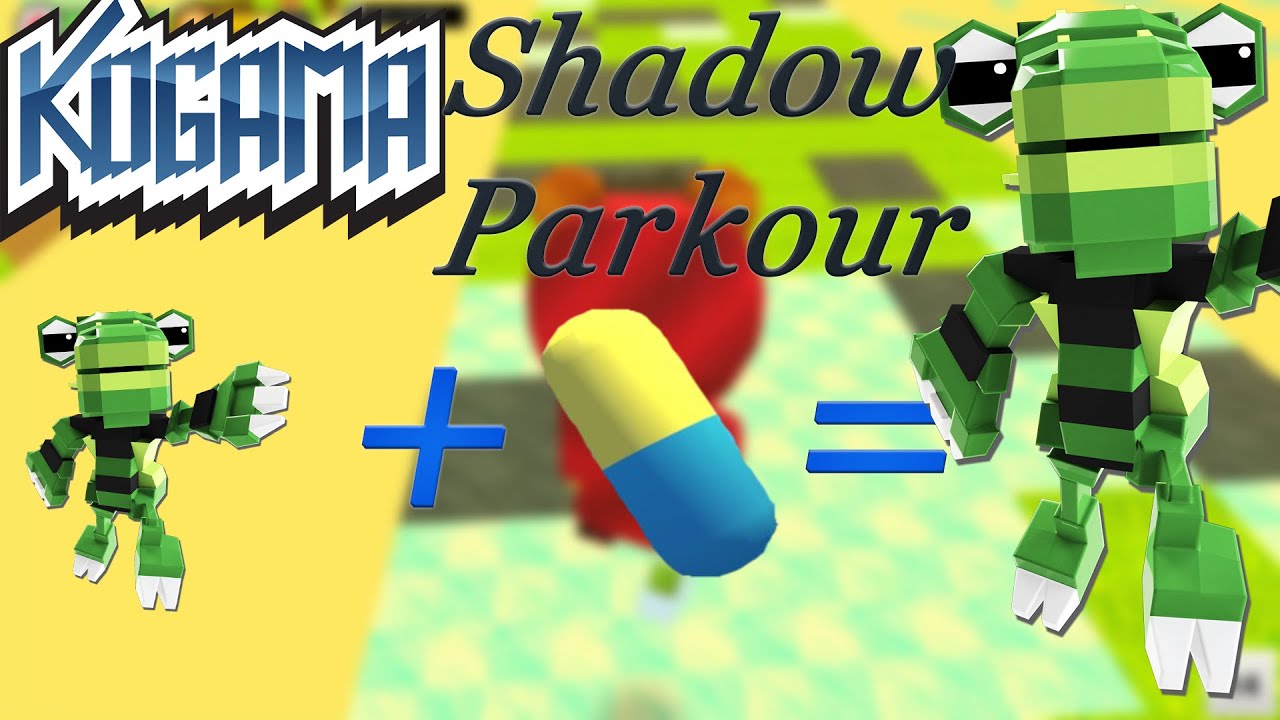 SHADOW PARKOUR ALE GRAM DUŻYM SKINEM! KoGaMa Speed Run - YouTube