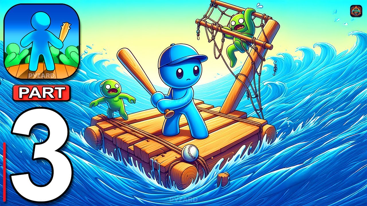 Zombie Raft - Gameplay Walkthrough Part 3 - Escape the Undead Zombies ...