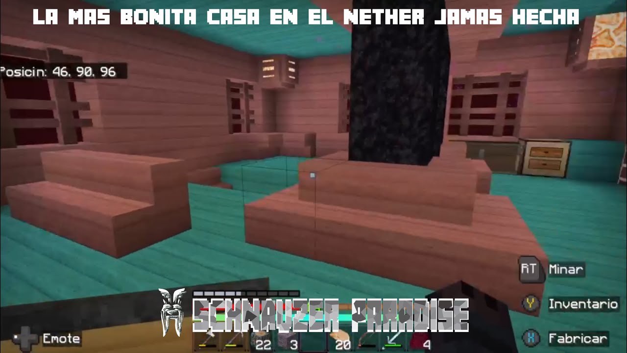 Mi casa del nether, la mas bonita... Survival Schnauzer Paradise ...