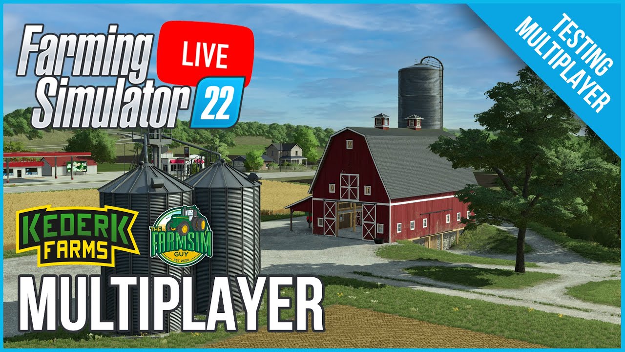 🔴 Multiplayer and Mod Testing with Kederk Farms - Farming Simulator 22 ...