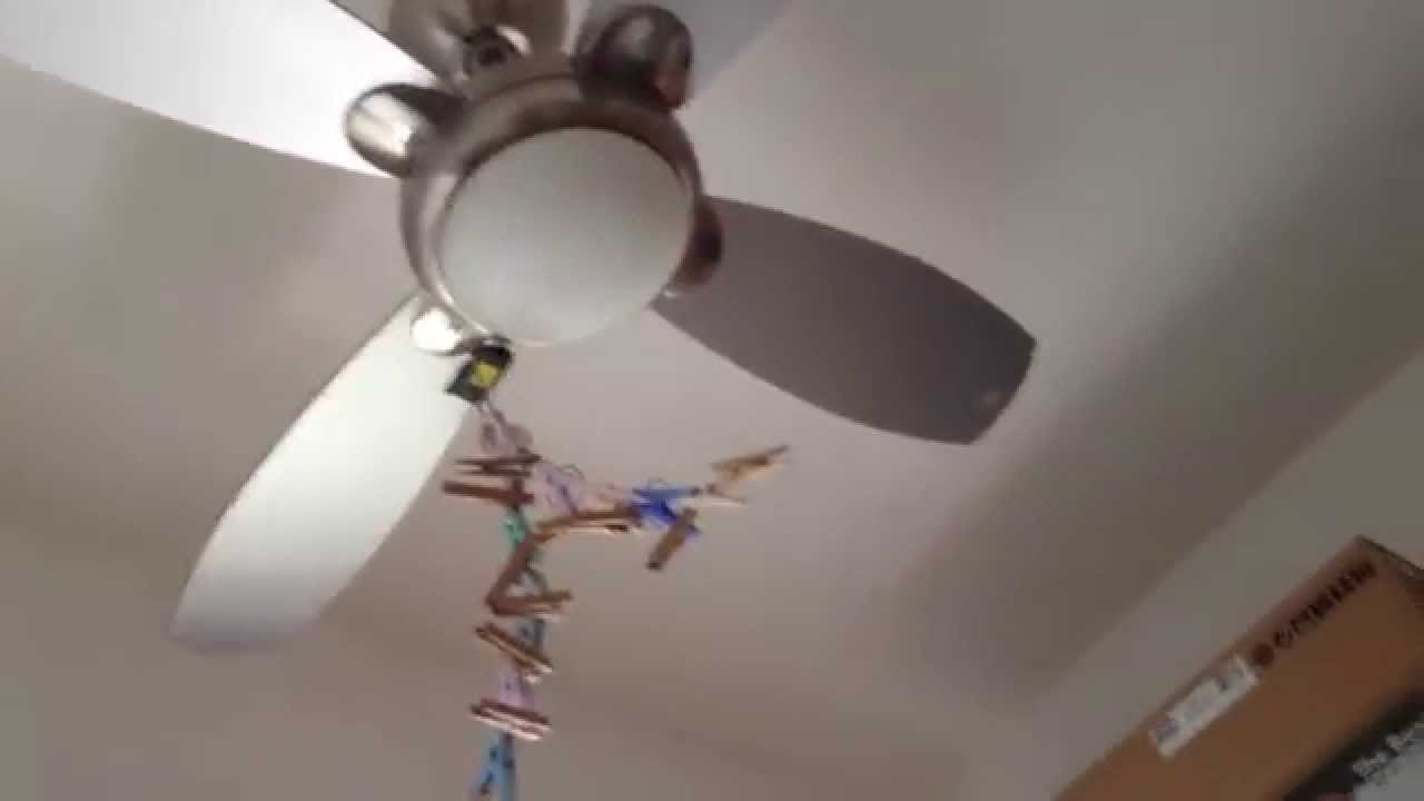 Some clips flew around my room... (NO CEILING FANS WERE HURT IN THE ...
