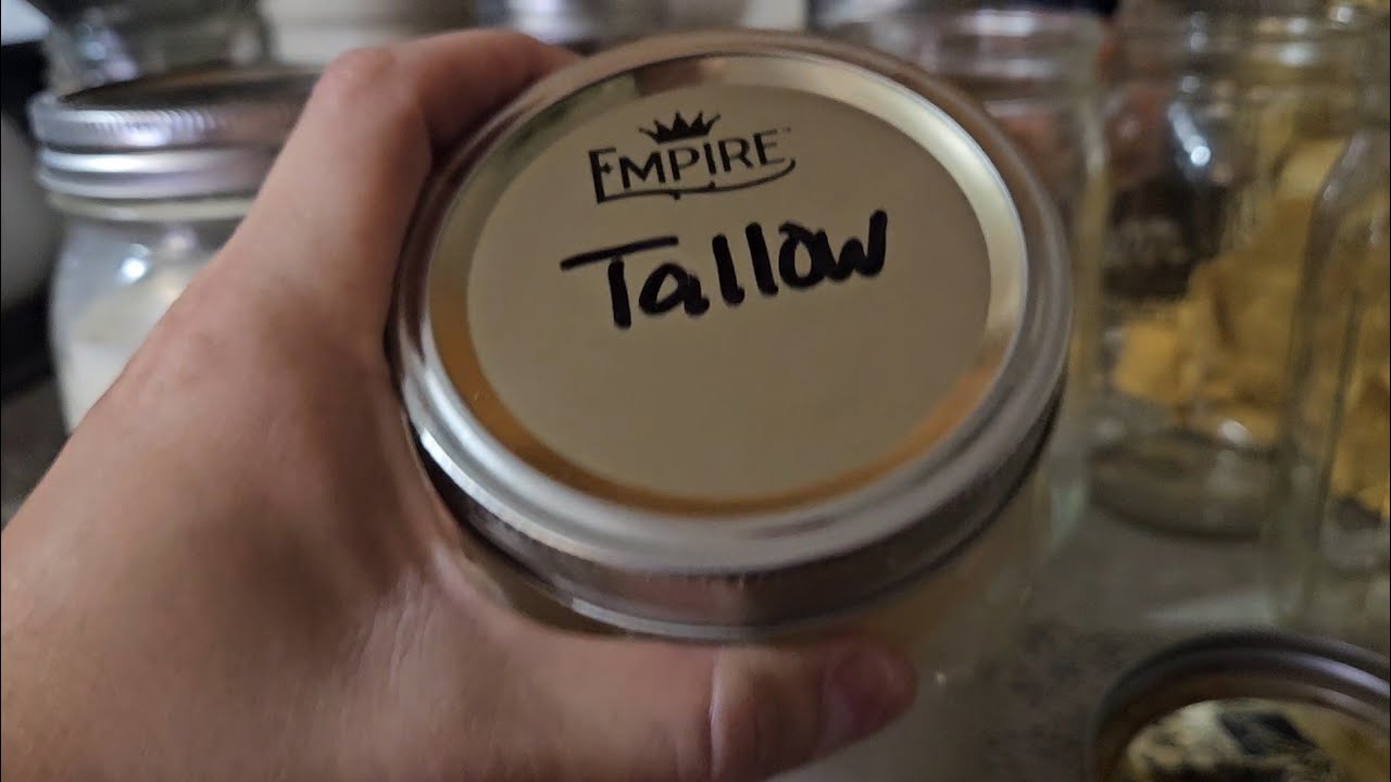 How to render beef tallow | DIY | home rendered beef fat | so easy, you ...