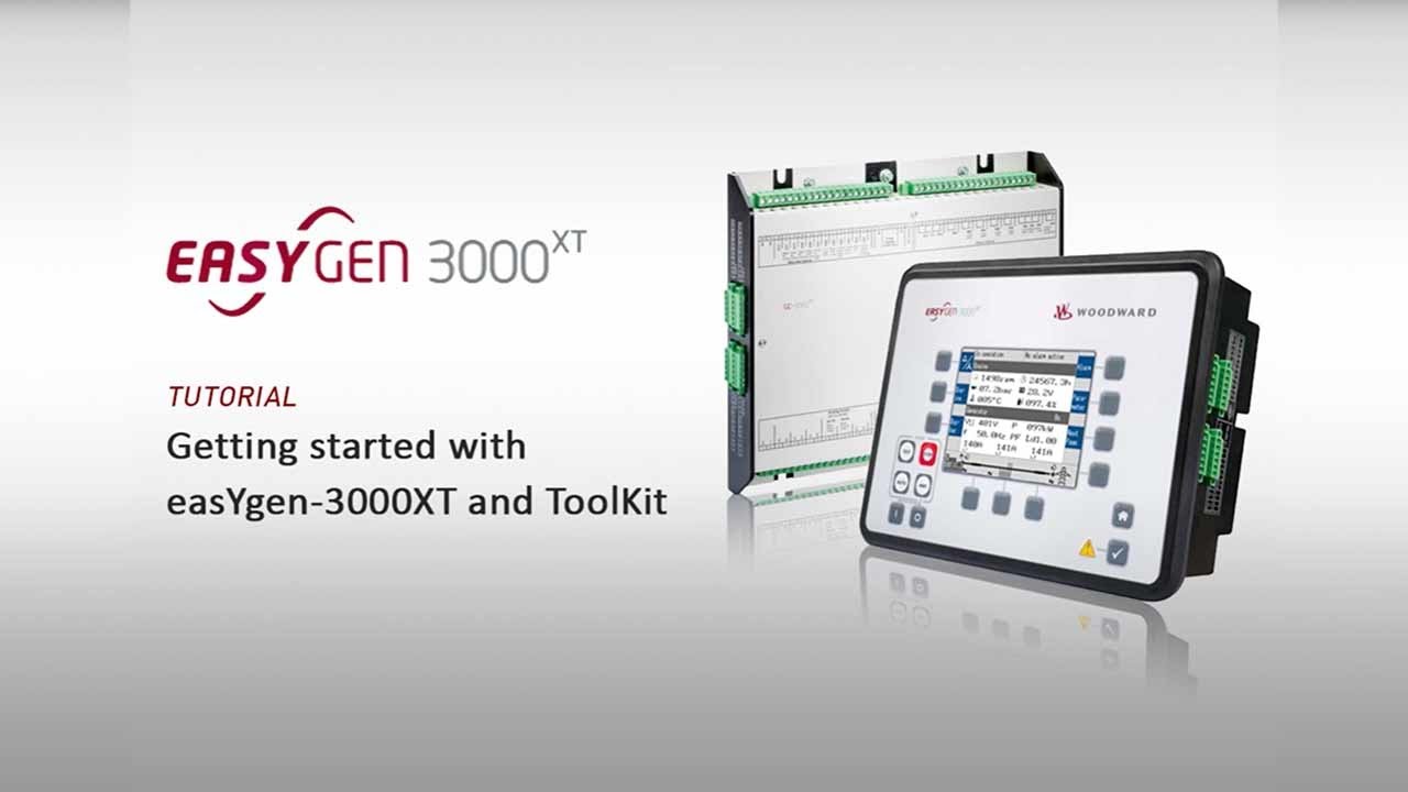 Woodward easygen3000XT training Part 1: Getting started with ...