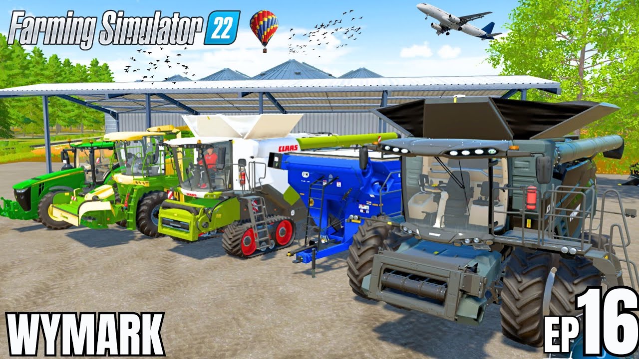 Farming Simulator 22 HARVESTING | FS 22 | wymark EP16Timelapse - YouTube