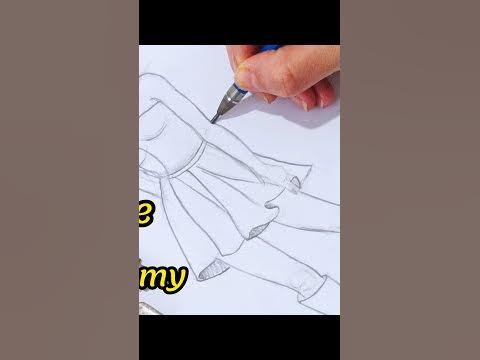 How to draw female anatomy and draw clothes on her body - YouTube