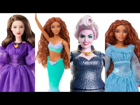 Disney The Little mermaid Ariel, Vanessa & Ursula Movie Dolls #dolls #dolllover #mattel  #disney