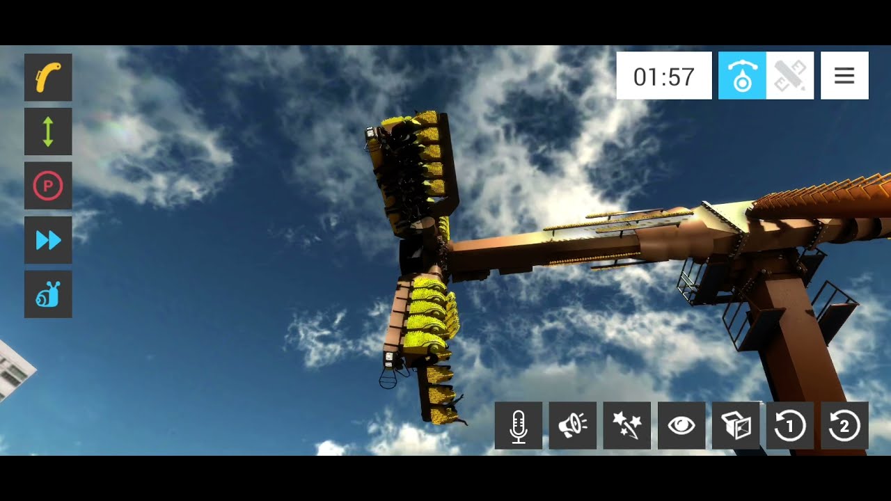 Woody - Fun Fair Ride Simulator 4 ( Daytime 2 Ride Cycles ) - YouTube