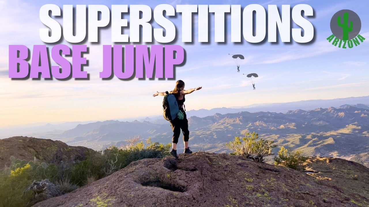 Arizona Boogie BASE jumps 🏜️🪂 - YouTube