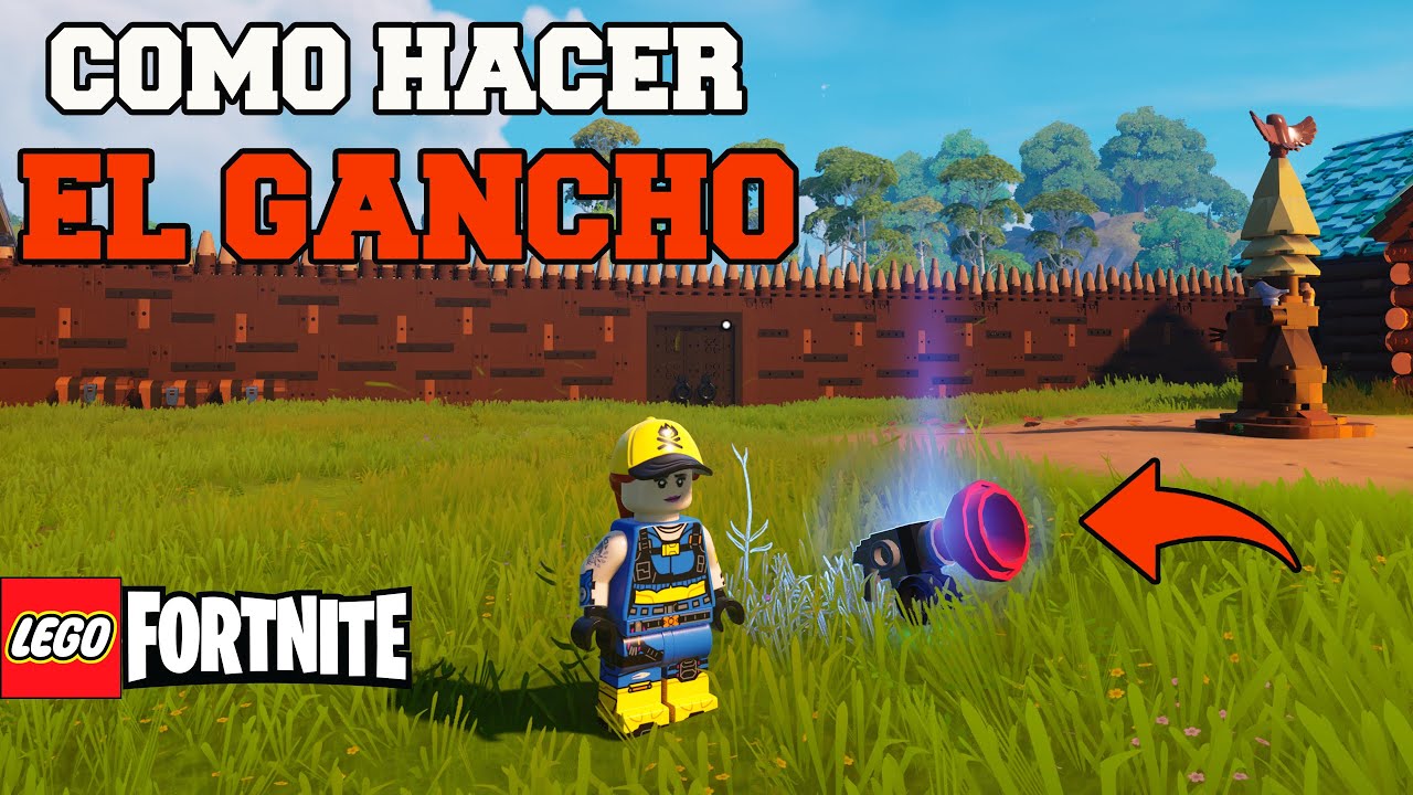 Como hacer Gancho o Acleador en Lego x Fortnite - YouTube