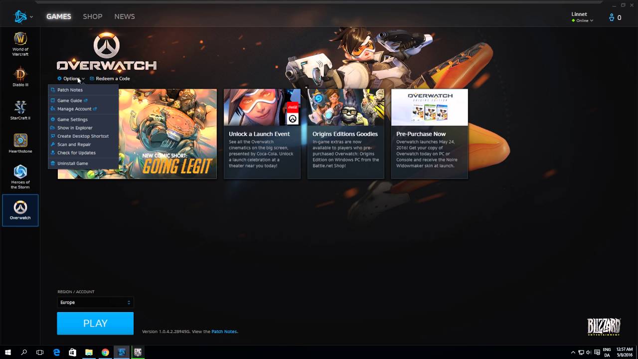 How to Check for update in Overwatch - YouTube