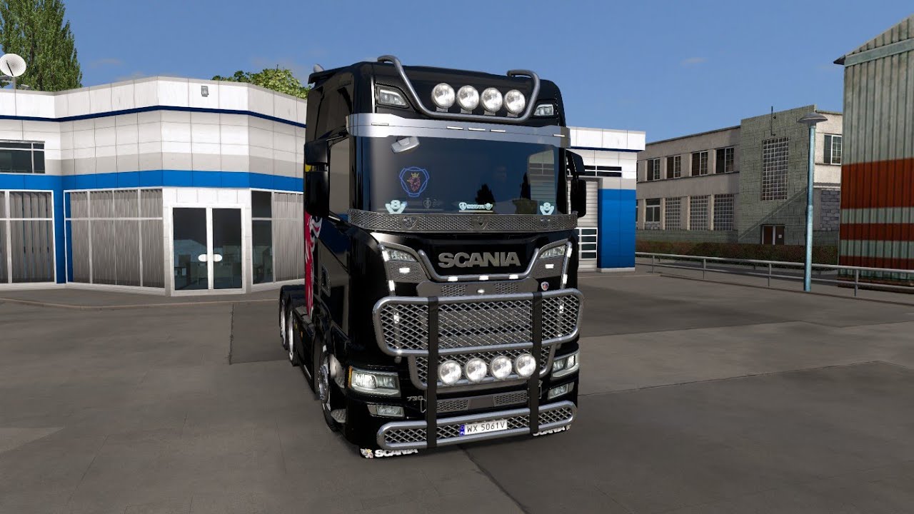 TEST DLC (Mighty Griffin Tuning Pack) Euro Truck Simulator 2 - YouTube
