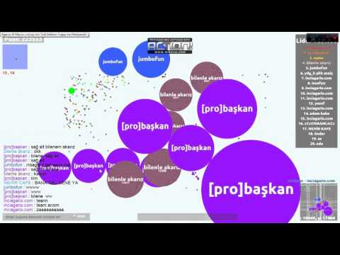 inci agario oynuyoruz (birinciyiz)