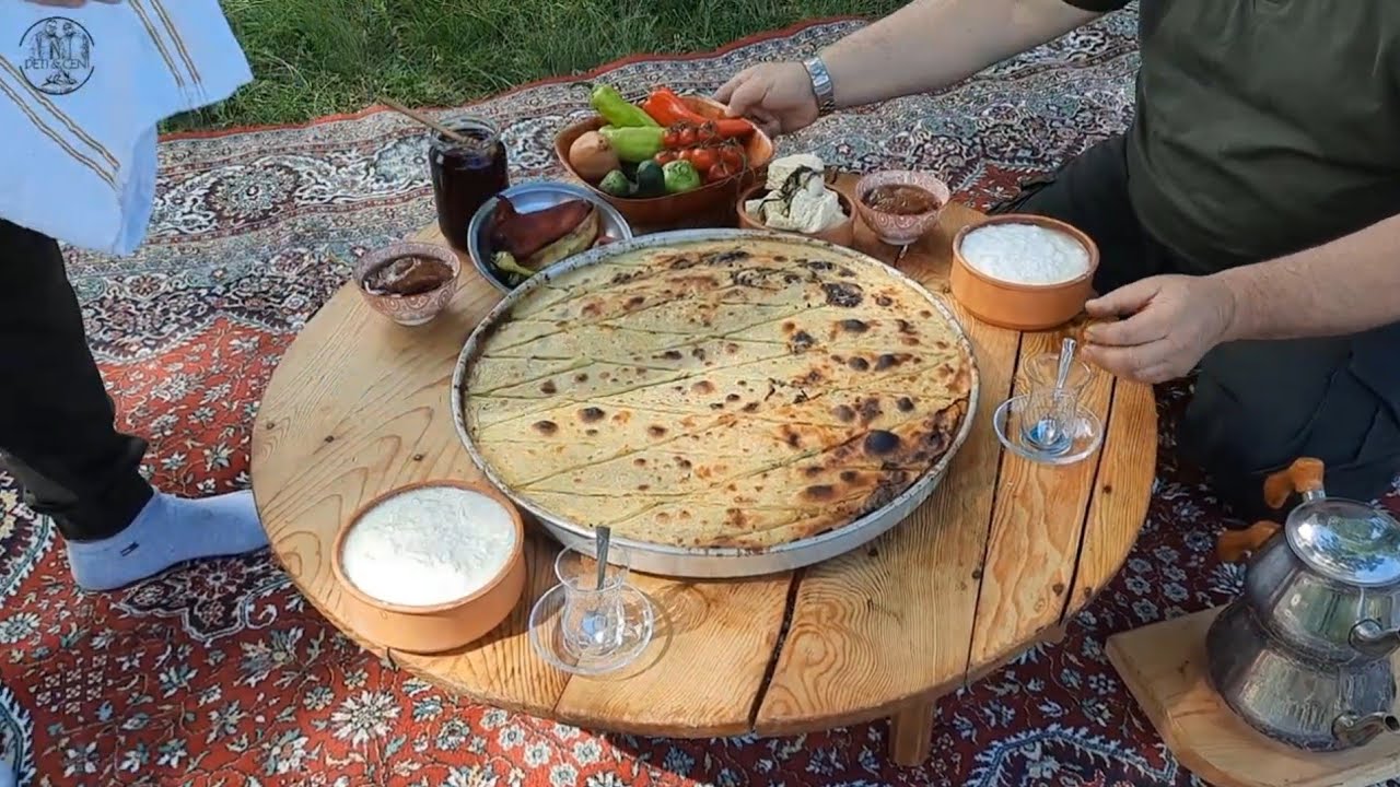 Traditional Albanian Food: How to Make Flia | Unique Balkan Dish - YouTube