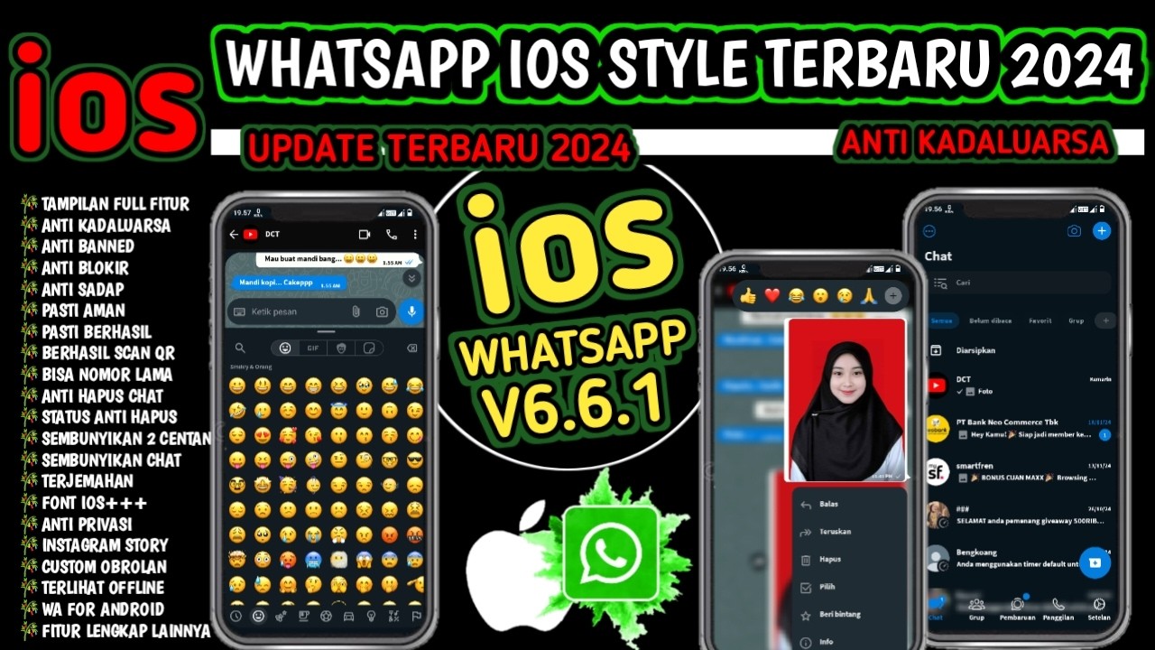 Mb Whatsapp Ios Terbaru 2024 • Whatsapp Mod Terbaru 2024 • Anti ...