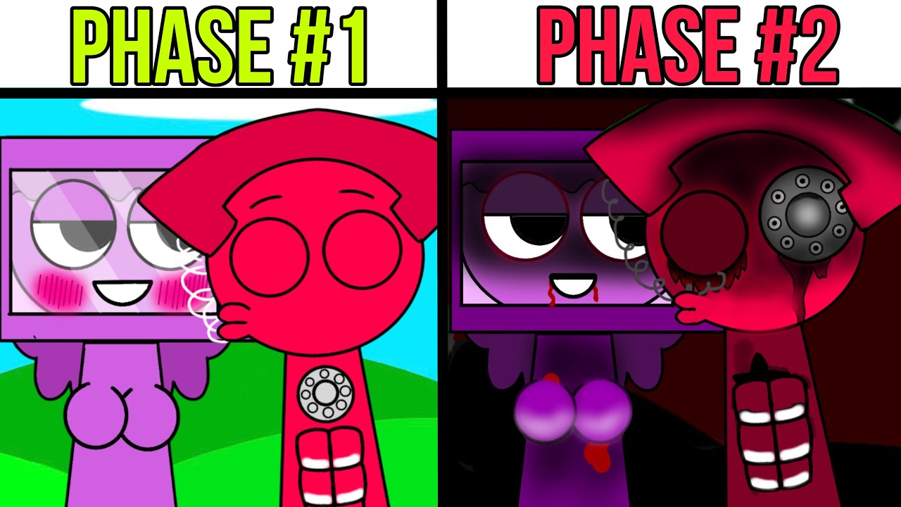 All Reactions and Phases In Incredibox Sprunki Sinner Edition But ...