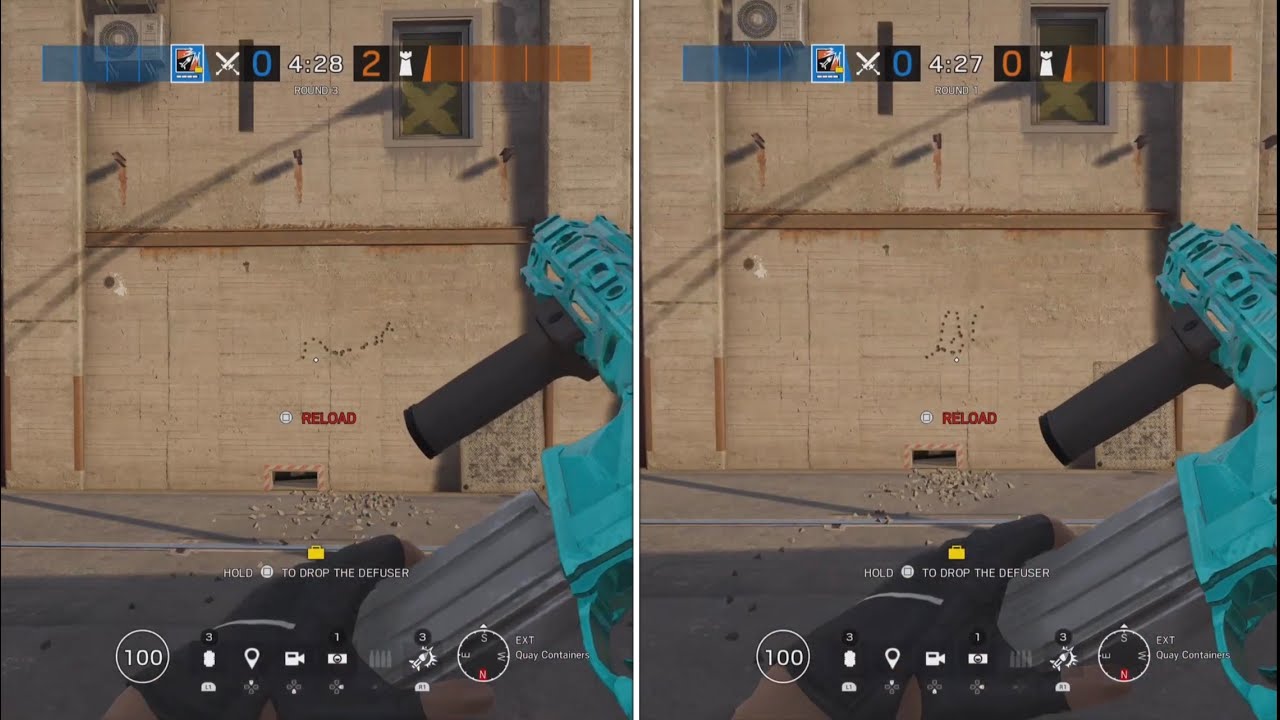 Rainbow six siege performance vs resolution mode PS5 - YouTube