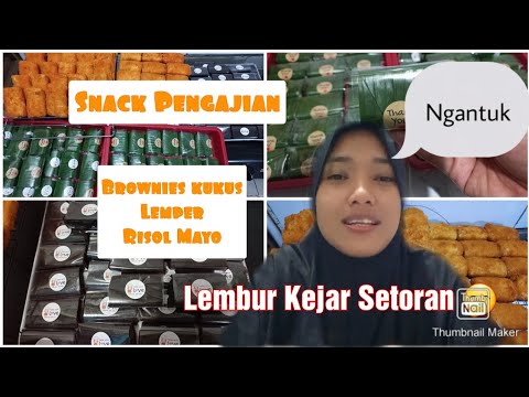 Daily Vlog | Kesibukanku di Akhir Pekan | Lembur Bikin Snack Utk ...