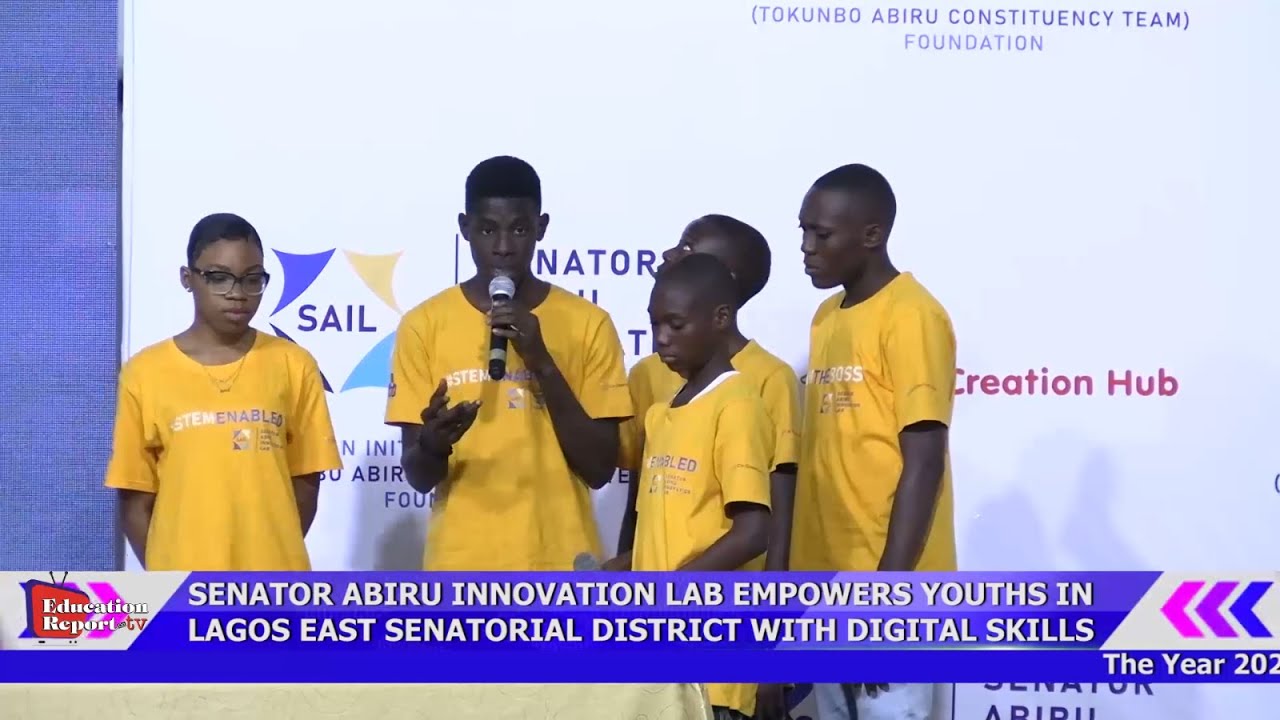 SENATOR ABIRU INNOVATION LAB EMPOWERS YOUTHS IN LAGOS EAST SENATORIAL ...