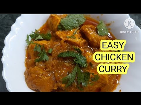 easy and tasty chicken curry ,less ingredients chicken curry#chicken## ...