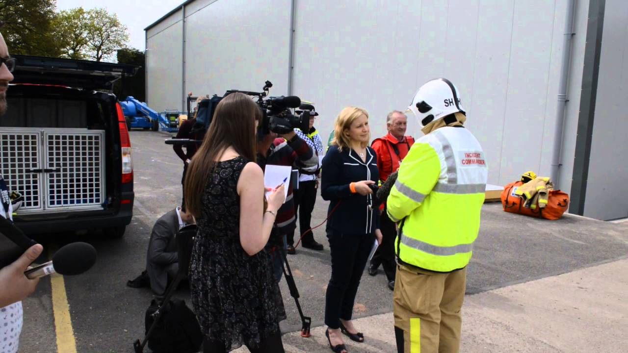 Bulging walls of warehouse after collapse - YouTube