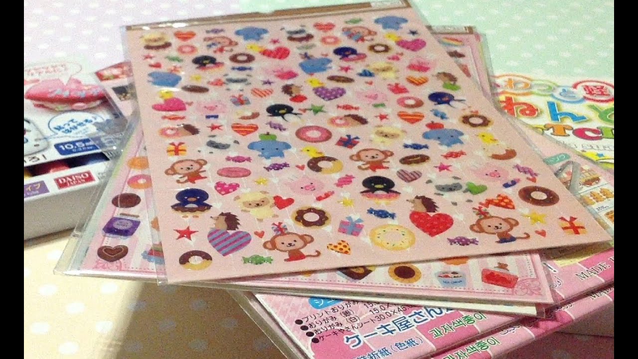 Craft Haul: Daiso 2 - YouTube