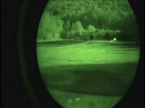 Shooting with PVS-14 Silenced Sniper M4s night vision - YouTube