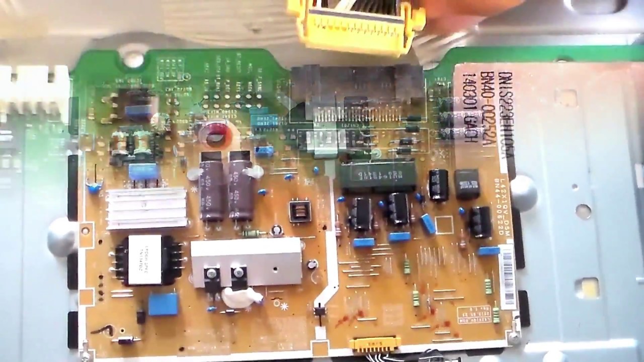 TV LED SAMSUNG -Tela escura - Dica: como encontra o defeito - YouTube