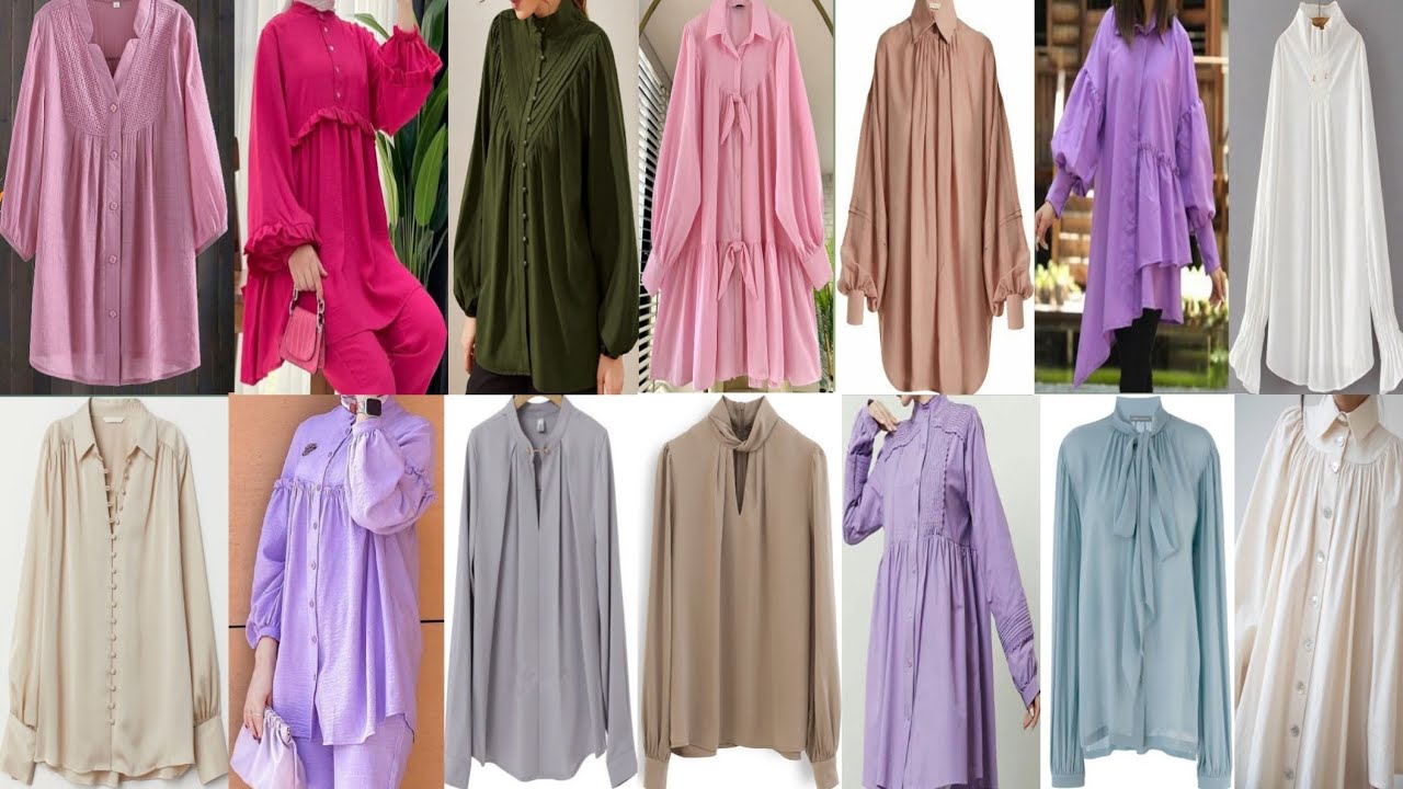 Latest Gathered Tops for Muslim Girls🧕 ️ ️ ️ ️ ️ - YouTube
