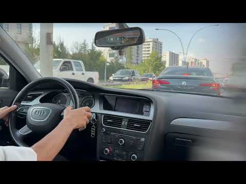 ARABA SÜRÜŞÜ AUDİ A4 QUATTRO 2.0 TDI / AUDİ A4 TEST / ARABA SÜRÜŞ DENEYİM / ARABA KULLANMA #asmr
