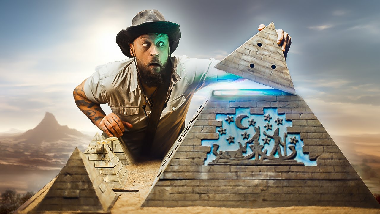 Solving The COLOSSAL Pyramid Puzzle! (One-of-a-kind Puzzle) - YouTube