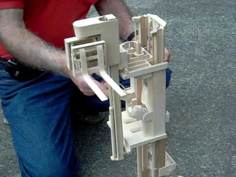 Wooden Model Forklift - YouTube