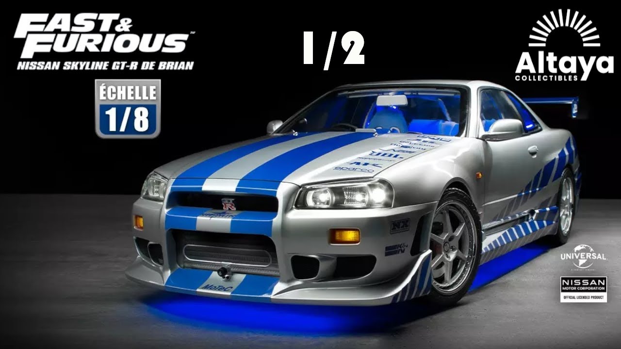 Construisez La Nissan Skyline GT-R de Fast & Furious 1/8 Altaya 1/2 ...