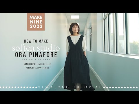 Ora Pinafore by Soften Studio | Sew Along Tutorial from Sewing Thereapy ...