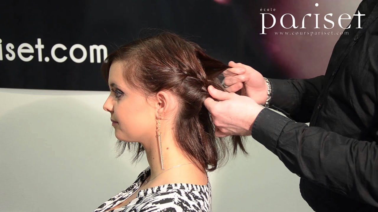 Tuto coiffure : Comment faire une natte tête entière - YouTube