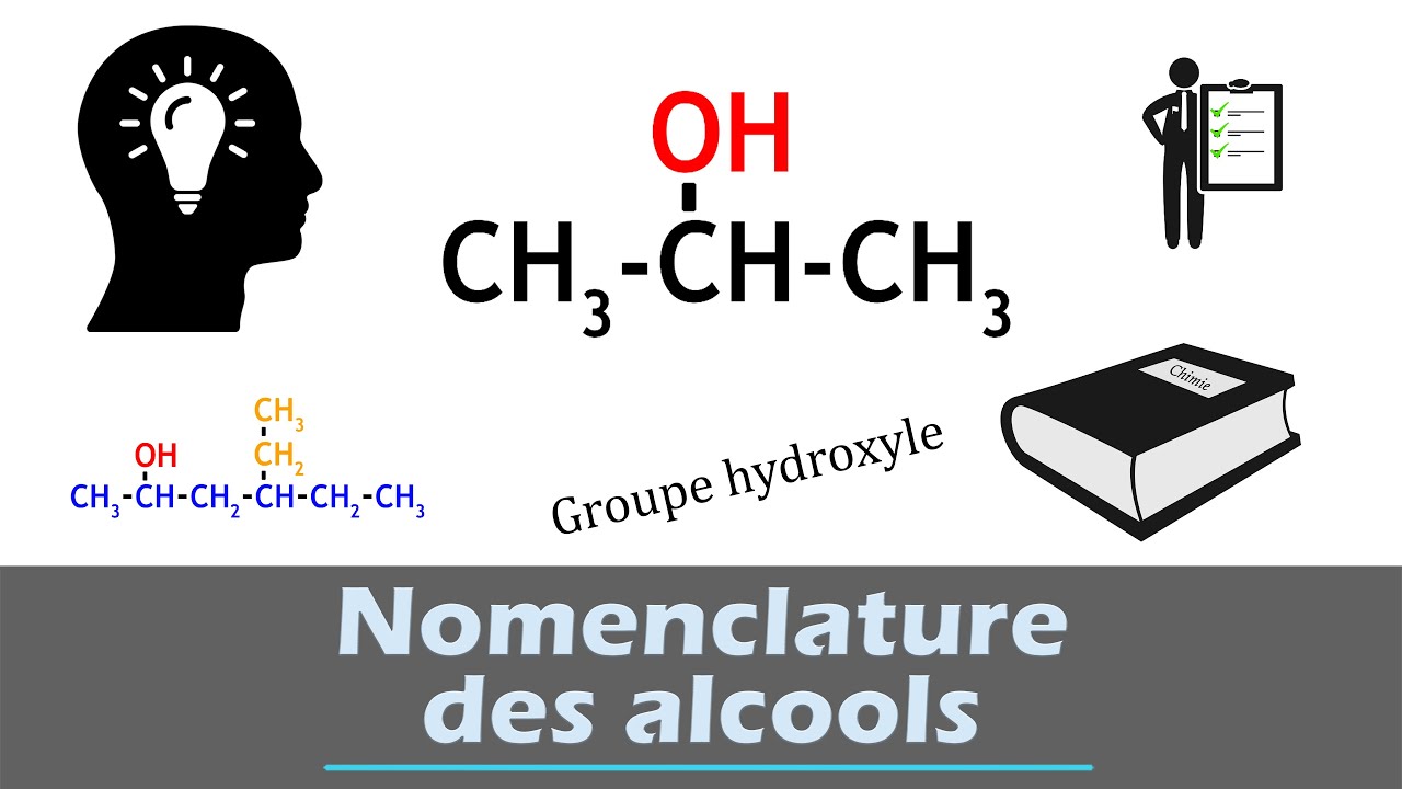 Nomenclature des alcools Chimie organique - YouTube