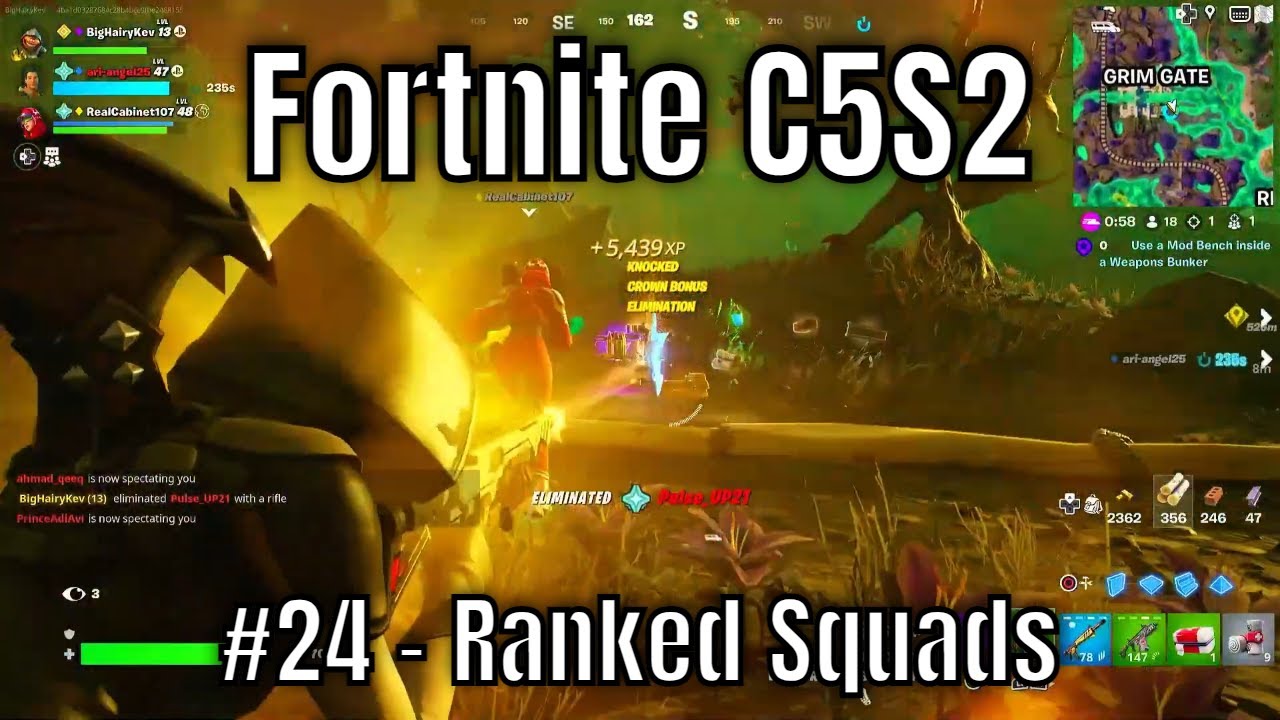 Fortnite C5S2 #24 - Ranked Squads - YouTube